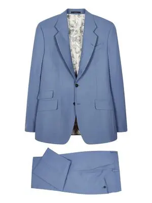 Paul Smith Fresco Wool Suit - Blue