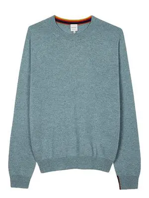 Paul Smith Cashmere Crew Neck Sweater - Blue