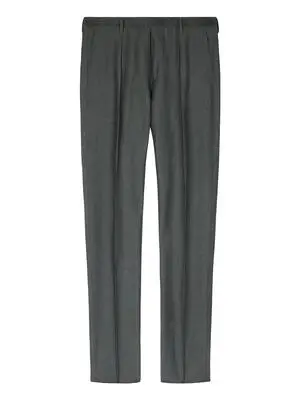 Paul Smith Tapered-fit Pleated Trousers - Green