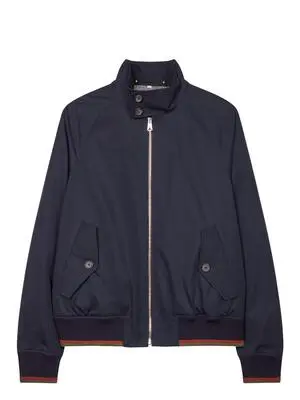 Paul Smith Cotton-twill Harrington Jacket - Blue