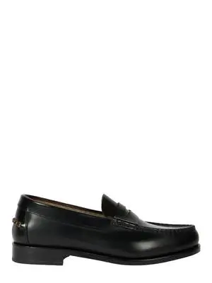 Paul Smith Tonal Leather 'lido' Loafers - Black