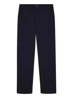 Paul Smith Relaxed-fit Stretch-cotton Ripstop Trousers - Blue