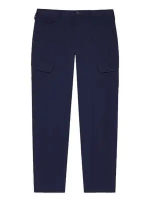 Paul Smith Seersucker Cargo Trousers - Blue