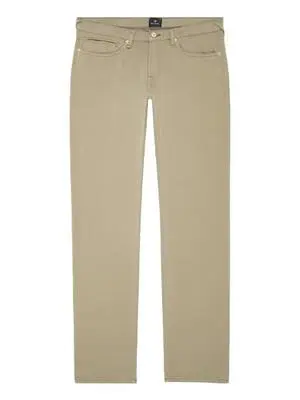 Paul Smith Tapered-fit Cotton-linen Jeans - Green