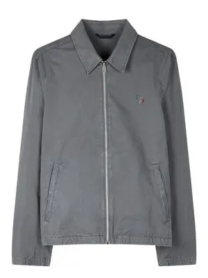 Paul Smith Striped Zebra Coach Jacket - Grey
