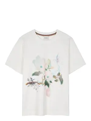 Paul Smith Lens Blur Botanical T-shirt - White