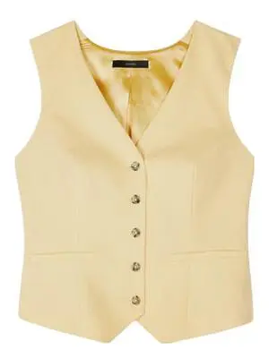 Paul Smith Wool Waistcoat - Yellow