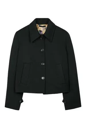 Paul Smith Cropped Wool Jacket - Green