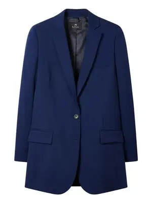 Paul Smith Wool Longline Blazer - Blue
