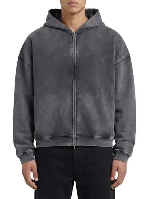 REPRESENT Zip Up Hoodie - Grey