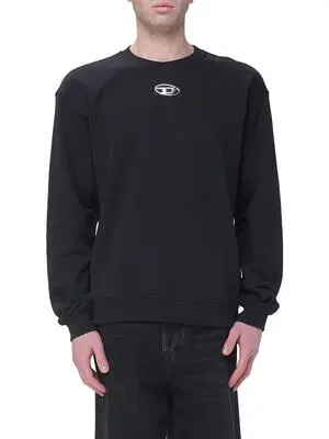 DIESEL® Sweatshirt With Logo Detail - Black