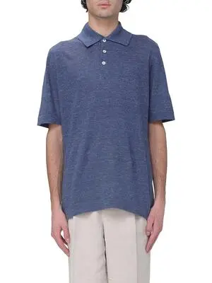 Brunello Cucinelli Polo Shirt - Gnawed Blue