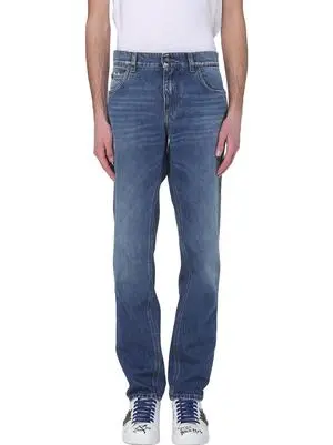 Dolce & Gabbana Straight Leg Jeans - Black