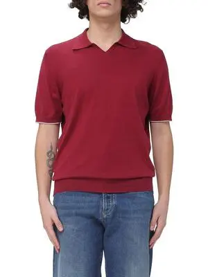 Brunello Cucinelli Polo Shirt Men Red