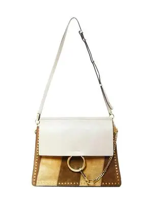 Chloé 2000s Medium Faye Suede Shoulder Bag - Neutrals