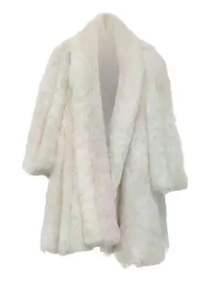 Balenciaga Faux-fur Coat - White