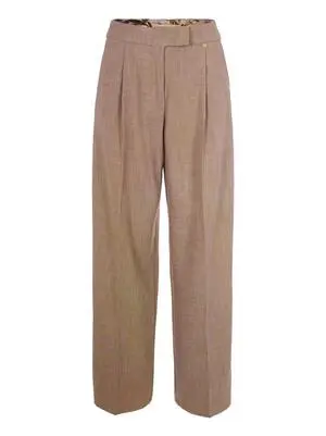 Liu Jo Pleated Trousers - Brown
