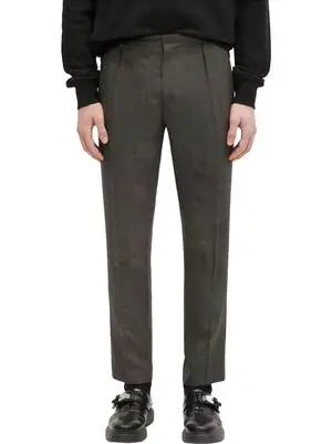 Paul Smith Check Pattern Trousers With Elastic Waist - Green