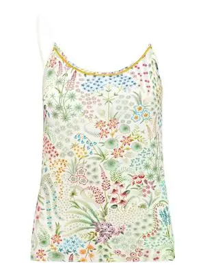 PIP STUDIO Floral Print Top - White