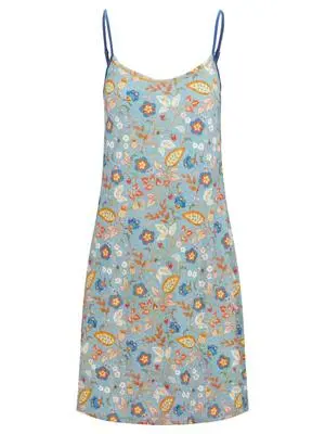 PIP STUDIO Floral-print Nightdress - Blue