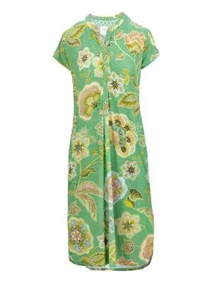 PIP STUDIO Floral-print Nightdress - Green