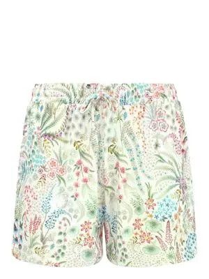 PIP STUDIO Bob Floral Shorts - White