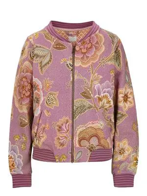 PIP STUDIO Floral Zip Jacket - Pink