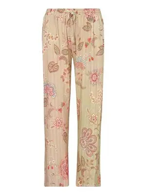 PIP STUDIO Floral-print Trousers - Neutrals