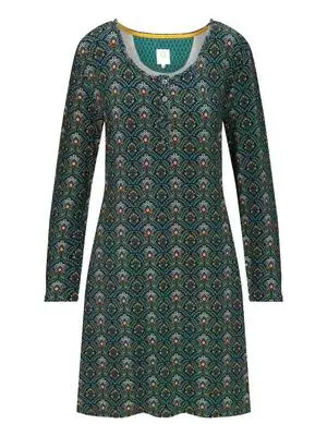 PIP STUDIO Patterned Long-sleeve Nightdress - Green