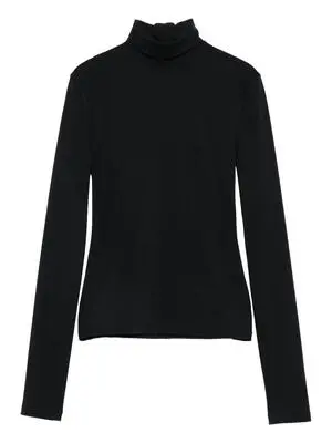 Nanushka Turtleneck Top - Black