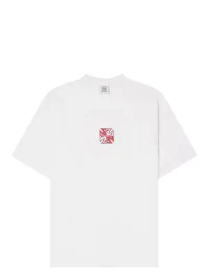 Vetements Double Biker Short-sleeve Logo T-shirt - White