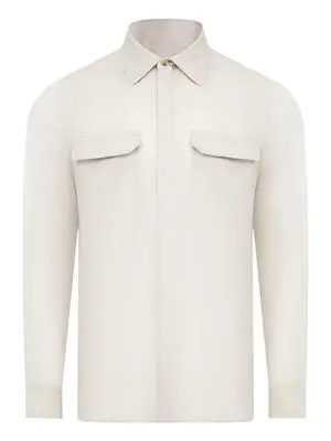 Rick Owens Work Shirt - White