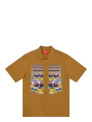 Supreme Skulls Shirt - Brown