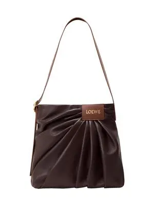 Loewe Draped Tote Bag - Brown