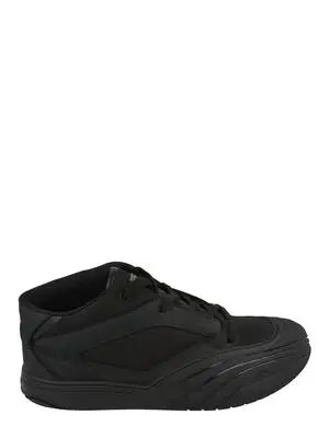 Givenchy Suede Trimmed Mid-top Sneaker - Black