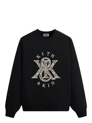 Kith Kith K&K Python Nelson Crewneck Black