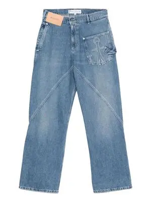 JW Anderson Twisted Workwear Jeans - Blue