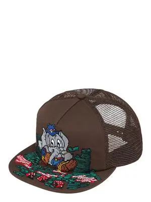 Supreme Elephant Mesh Back 5-panel Cap - Brown