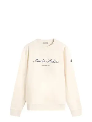 Moncler Crewneck Sweatshirt - Cream