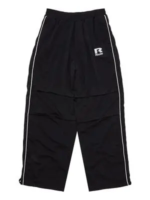 Rhude Mesh Piping Parachute Track Pant - Black