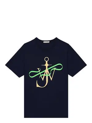 JW Anderson Ribbon Anchor T-shirt - Blue