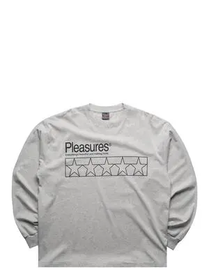 PLEASURES Supplements Long-sleeve - Grey