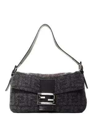 Fendi 2000-2015 Small Mamma Baguette - Grey