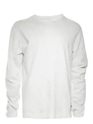 JIL SANDER Logo Long Sleeve T-shirt - White