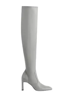 TOTEME Square-toe Knee-high Boots - Grey