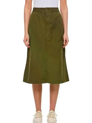Carhartt Work In Progress Jet Cargo Midi Skirt - Green