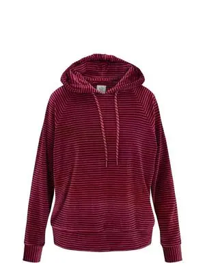 PIP STUDIO Tamari Velvet Hoodie - Red