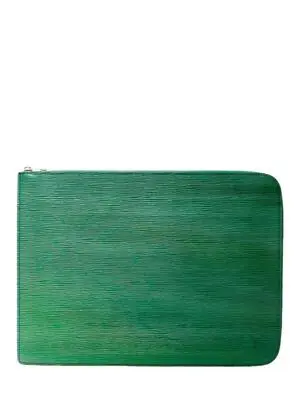 LOUIS VUITTON 1992 Gm Jules Clutch - Green