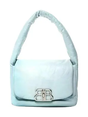 Balenciaga Monaco Shoulder Bag - Blue