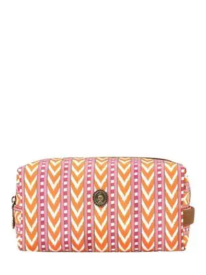 PIP STUDIO Patterned Makeup Bag - Orange